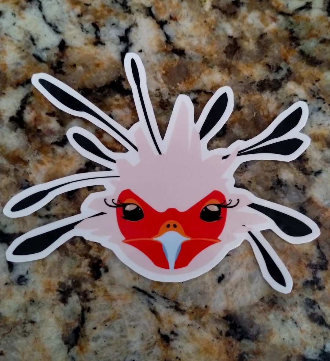 Secretary Bird Sticker - Etsy