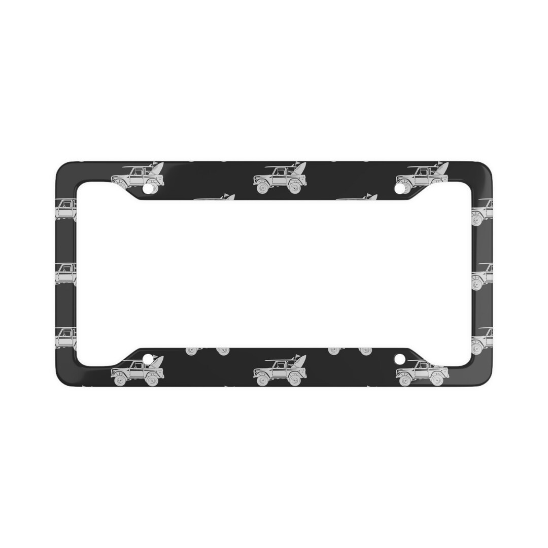 Jeep Surf Wagon License Plate. Surfer License Plate. Summer License ...