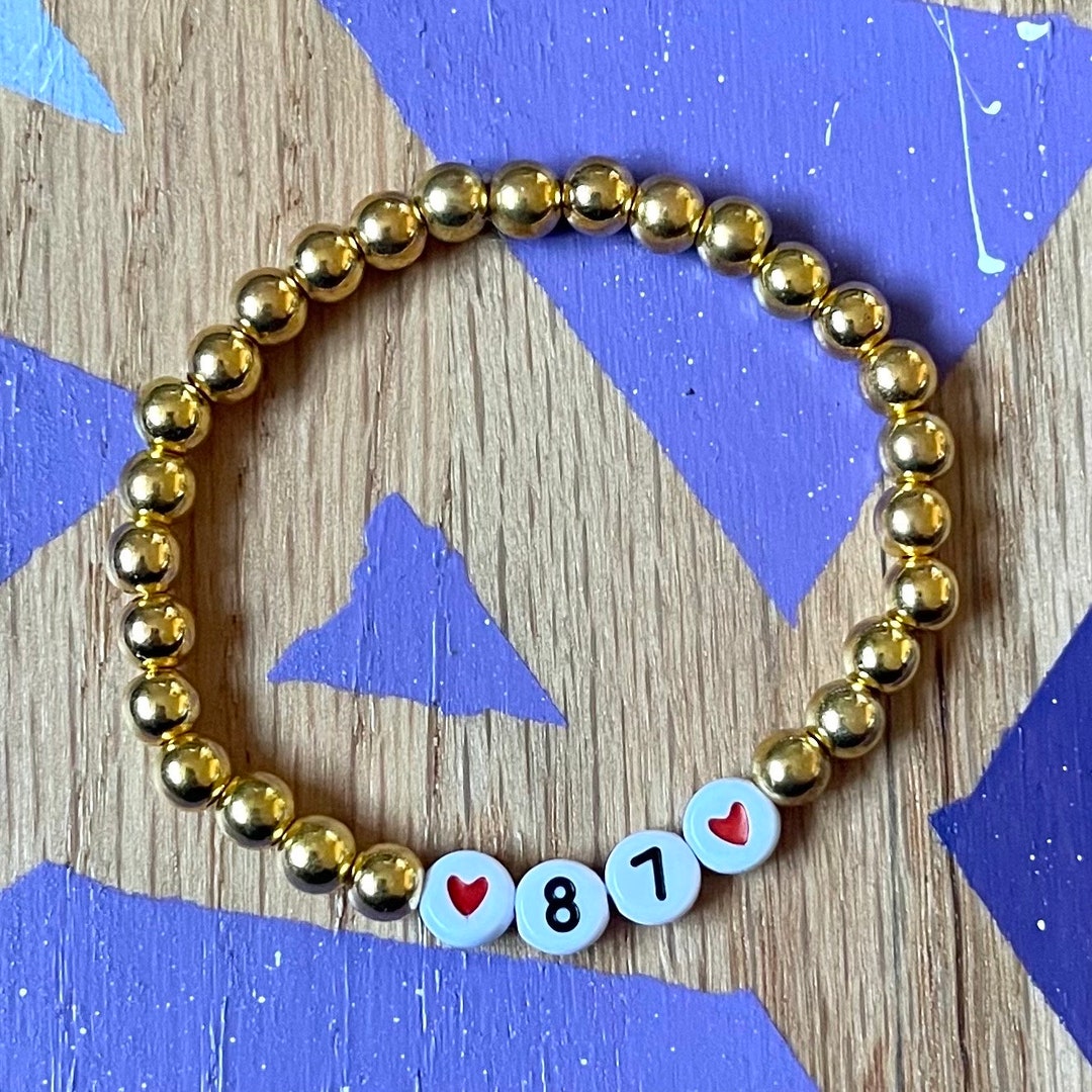 Swiftie Friendship Bracelet Kelce 87 recreation - Etsy
