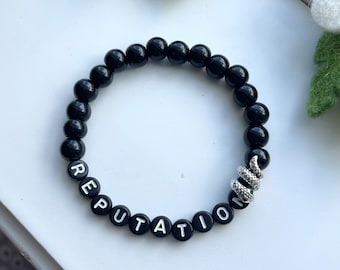 Taylor Swift Reputation Inspired Handmade Eras Tour Beaded Friendship ...