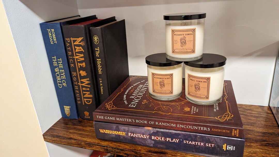 Fantasy Inspired Candles | Book Lovers | Geek Gift | RPG | Dungeons ...