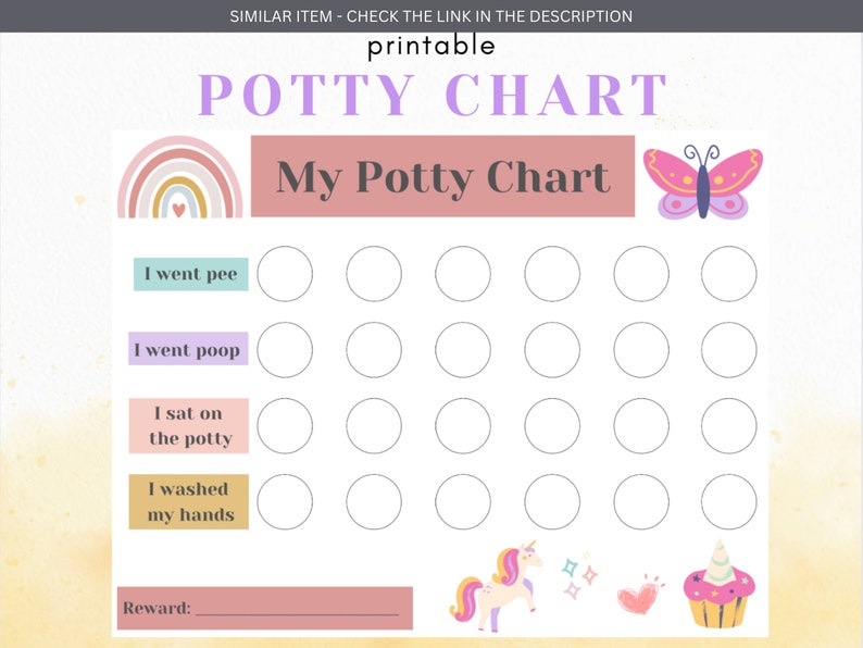 Potty Training Chart Ocean Animal Potty Charts Potty - Etsy