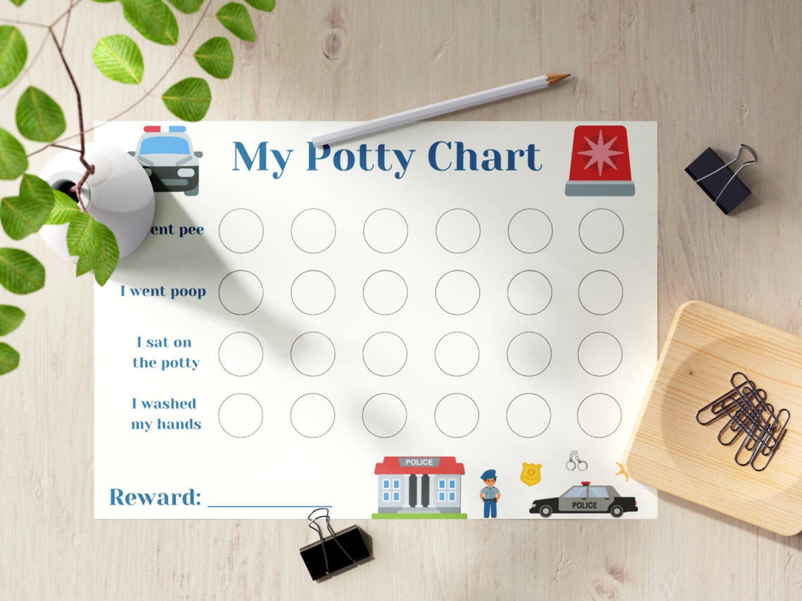 Potty Training Chart Boys, Potty Charts, Potty Chart Printable Reward ...