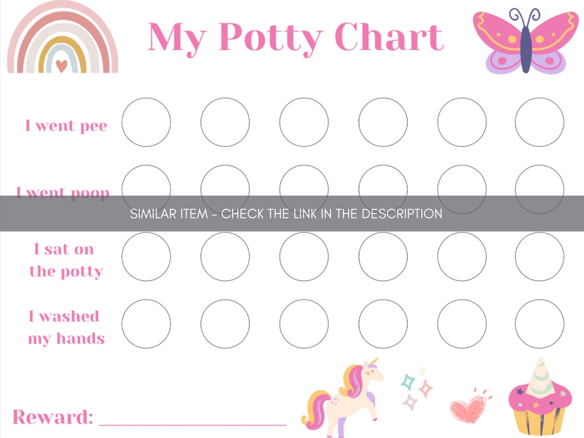 Potty Training Chart, Ocean Animal Potty Charts, Potty Training Sticker ...