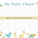 Potty Training Chart, Farm Animal Potty Charts, Potty Training Sticker ...