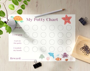 Potty Training Chart, Farm Animal Potty Charts, Potty Training Sticker ...