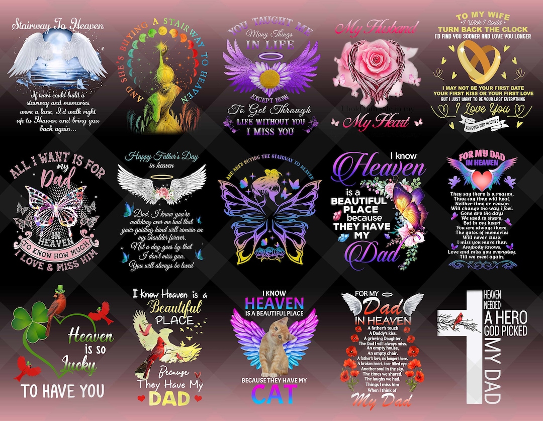 27+ Memorial Design Png Bundle, Memorial Quote Png, Bereavement Png ...
