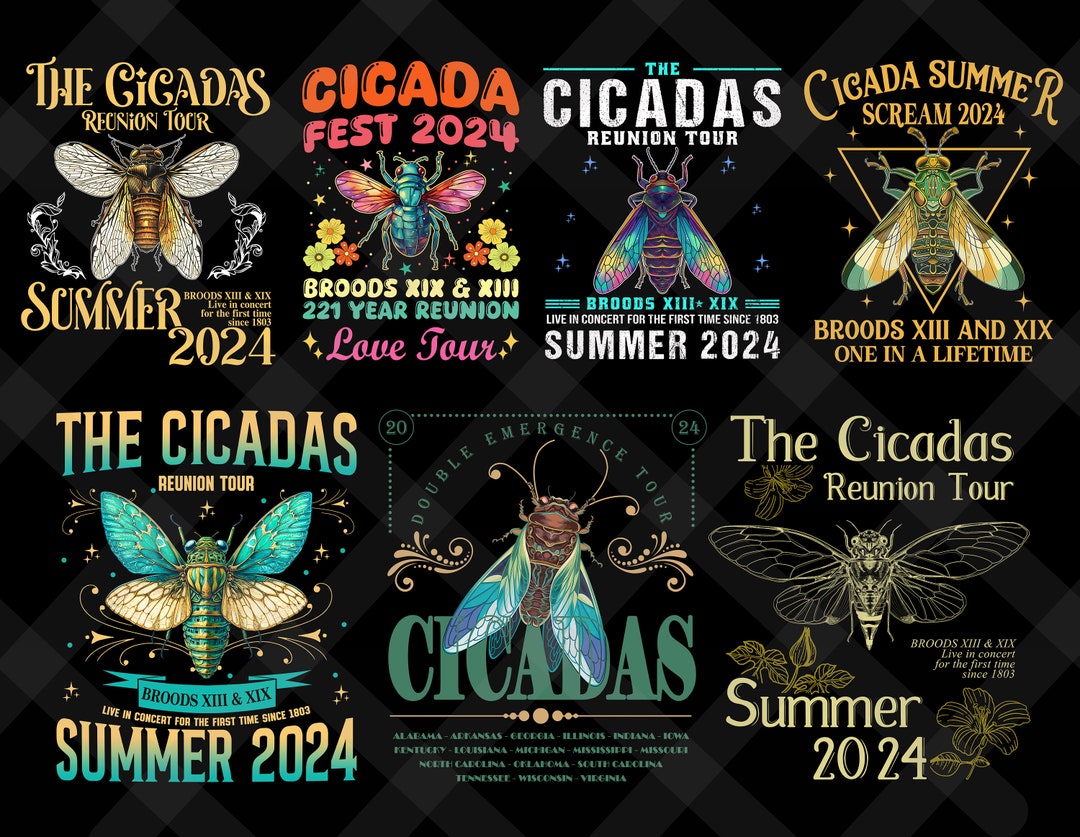 14 Designs the Cicadas Summer Scream, Stas Reunion Tour, Cicadas ...