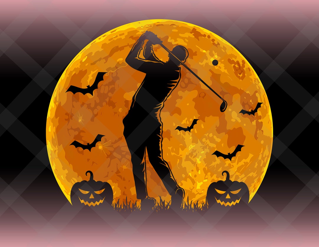Halloween Golfer Png, Halloween Golfing Man, Golfer Png, Male Golfer ...