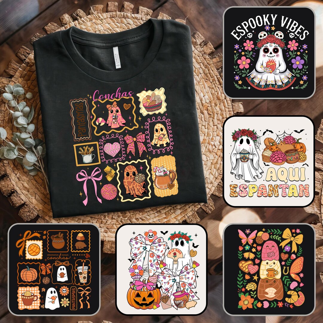 65+ Designs Mexican Ghost Png Bundle, Creepy Conchita Era Png, Conchas ...