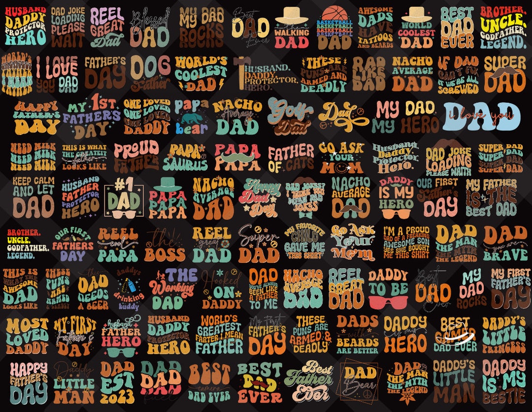 100+ Design Father's Day Png, Dad Bundle Png, Best Dad Ever Png, Dad ...