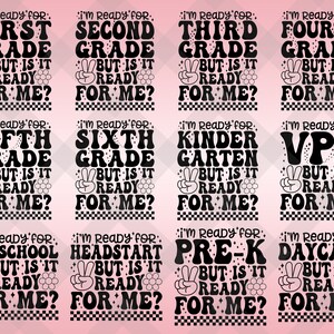 48+ Designs I'm Ready for School but is It Ready for Me Bundle, Back to ...
