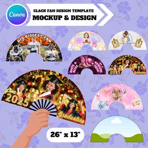 18+ Pre-made Themed Clack Fan Design Canva Template, Fully Editable ...