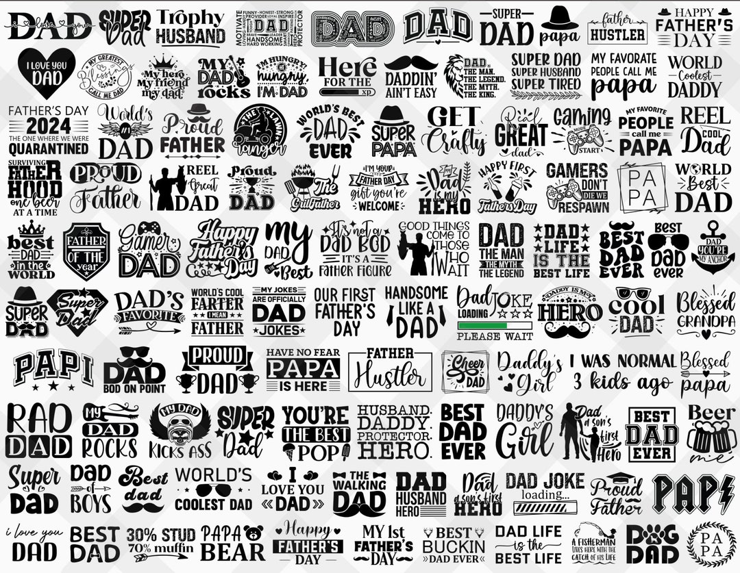 110+ Design Father's Day Png, Dad Bundle Png, Best Dad Ever Png, Dad ...
