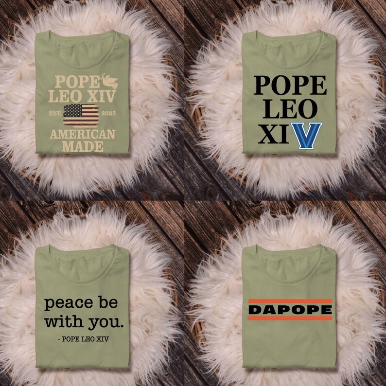 Da Pope SVG, PNG, New Pope Leo XIV Bundle Svg, May 8th 2025 Robert ...