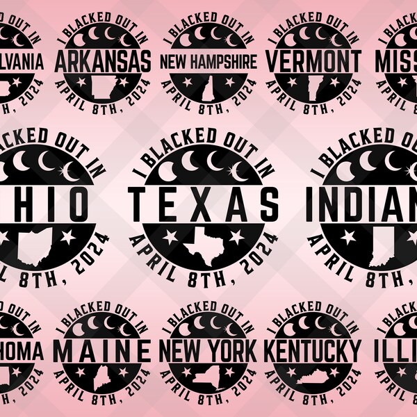 Solar Eclipse Svg - Etsy