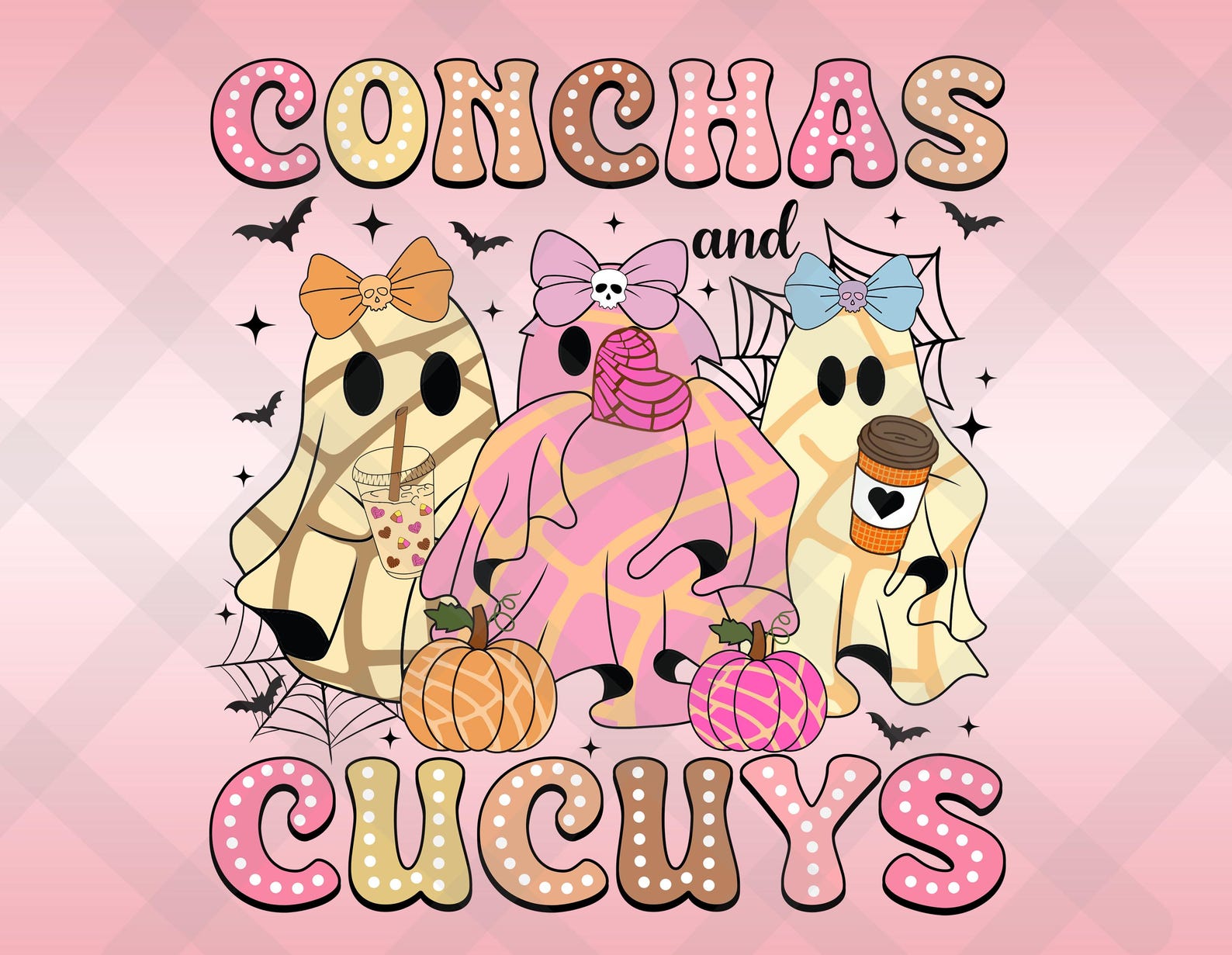 Mexican Ghost Png Bundle, Creepy Conchita Era Png, Conchas and Cucuys ...