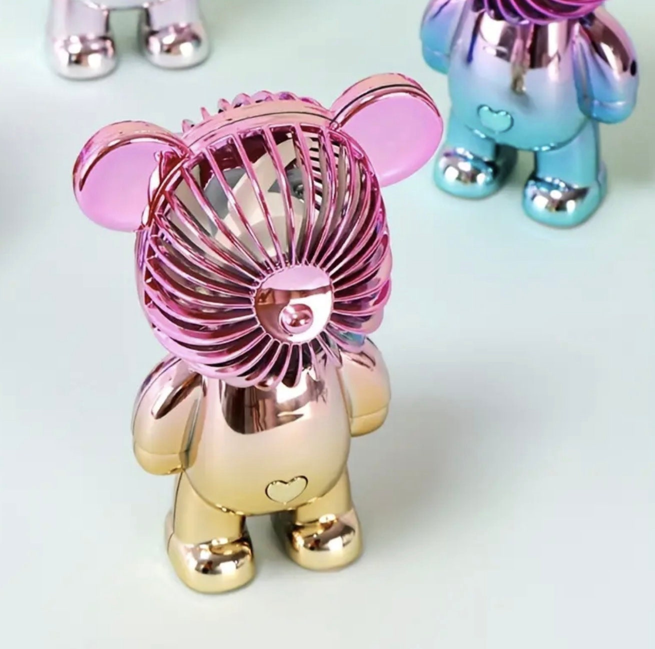 Mini Fan / Bear Fan / Handheld Portable Fan Beauty Tools Multi-color ...