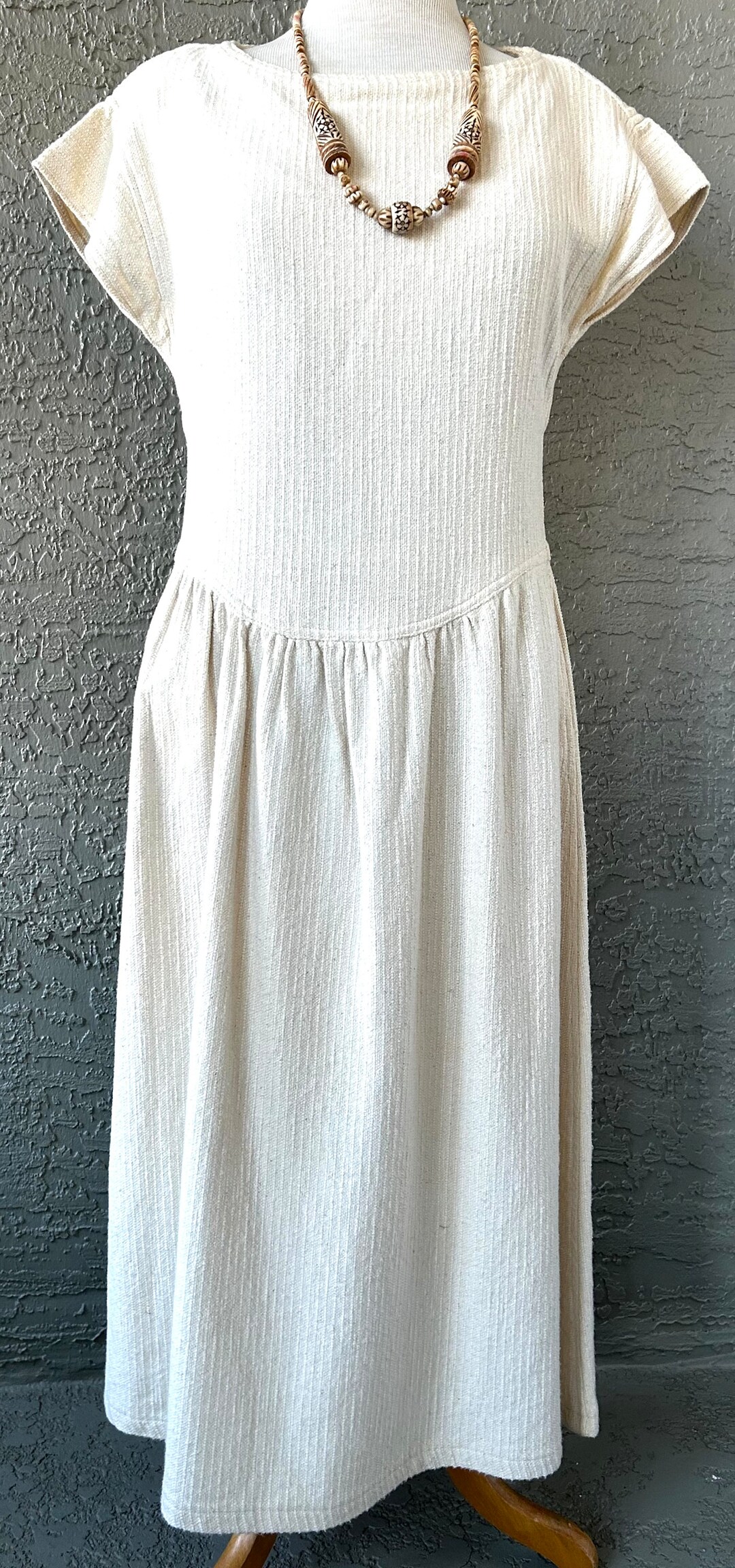 Vintage 1980s Princess Waistline Dress by Designer Chris Triola ...