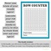 20 Printable Row Counters | Crochet | Knitting | Arts and Crafts ...