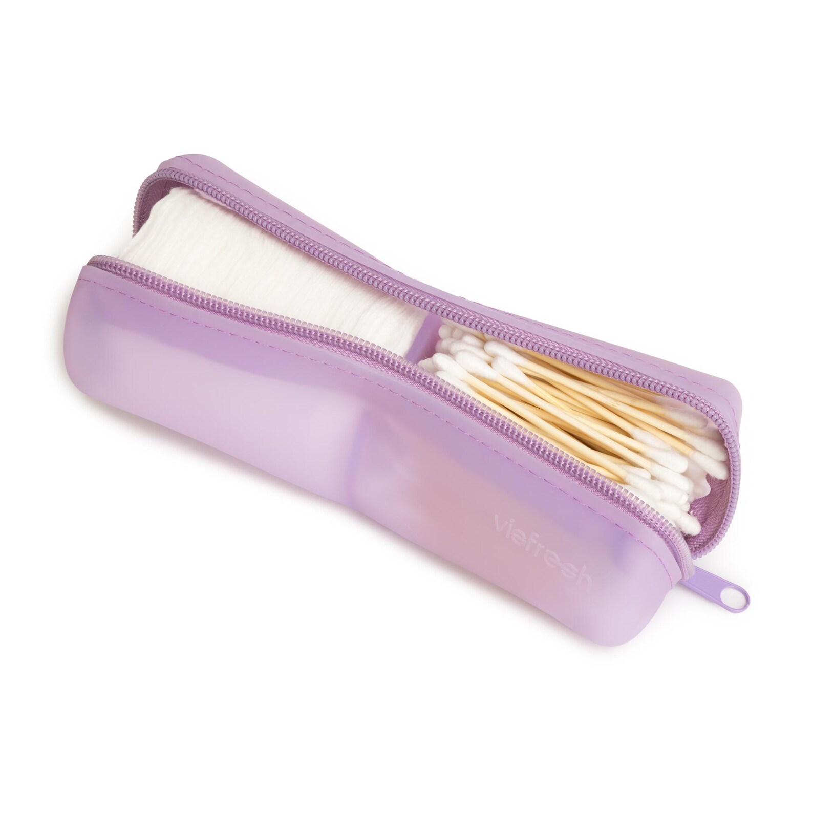 Cotton Round Swab Travel Case,2 in 1 Portable Hair Accessories ...