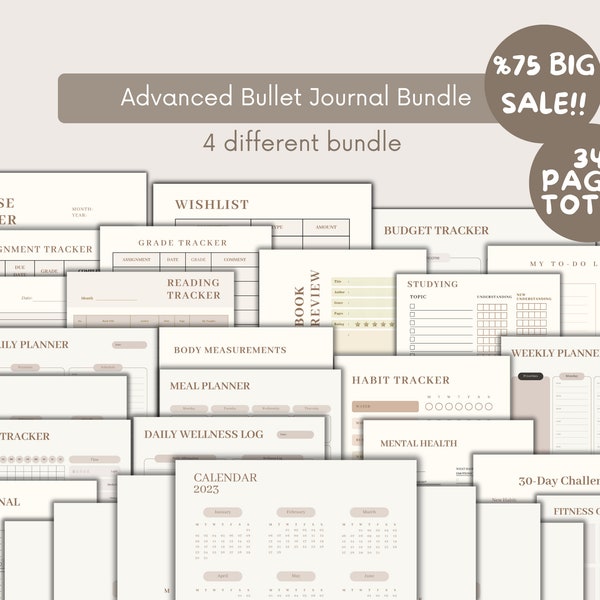 Bullet Journal Pdf - Etsy