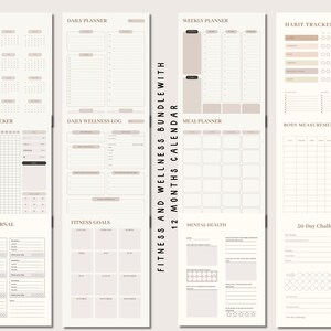 Advanced Bullet Journal Bundle Printablemood Trackershabit ...