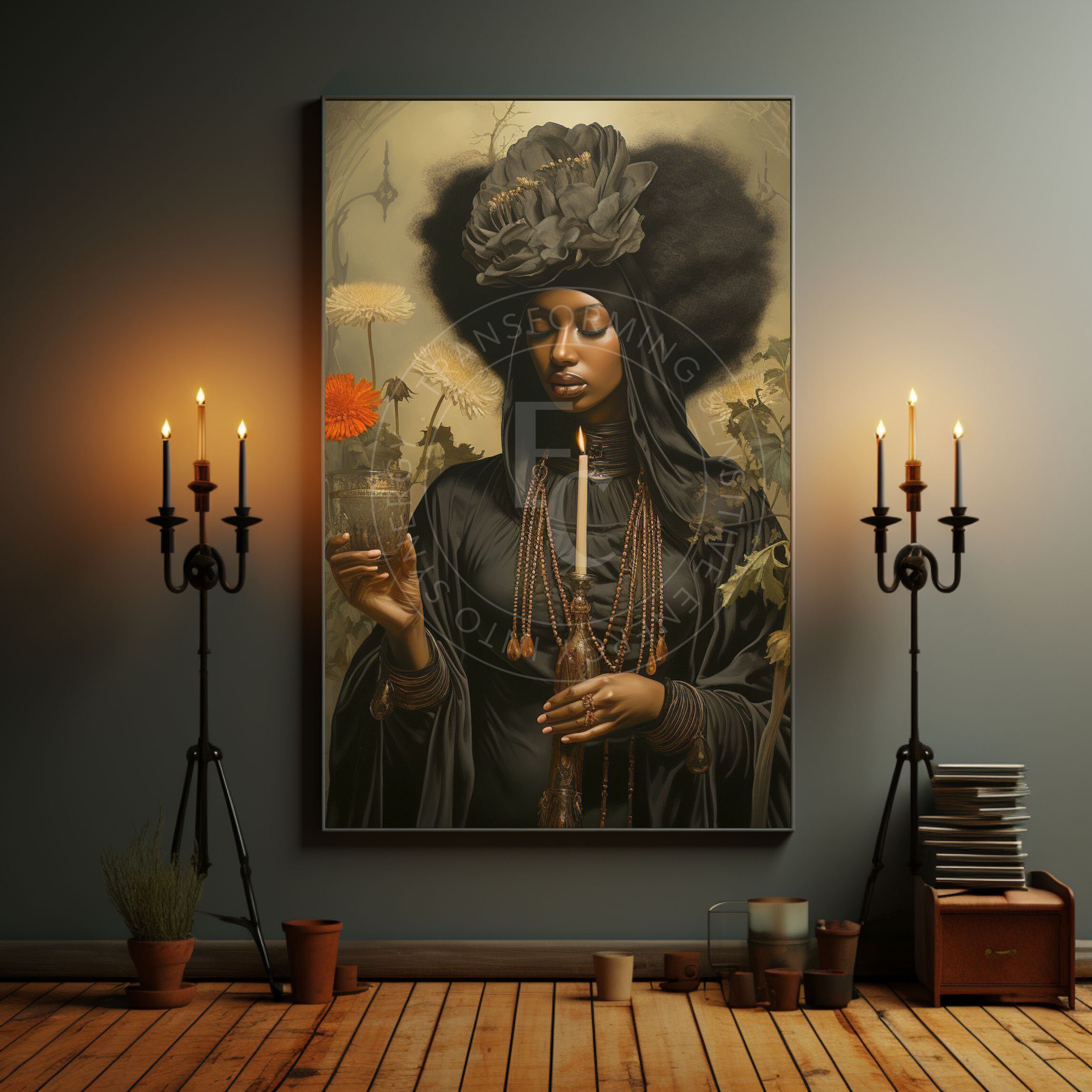 African Goddess, Black Girl Magic Digital Art Collection - Etsy
