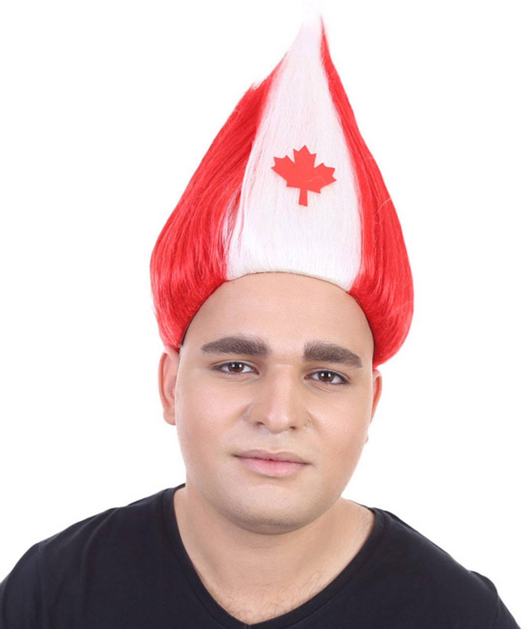 Men's Flag Troll Wig Collection canada Flag Wig premium - Etsy