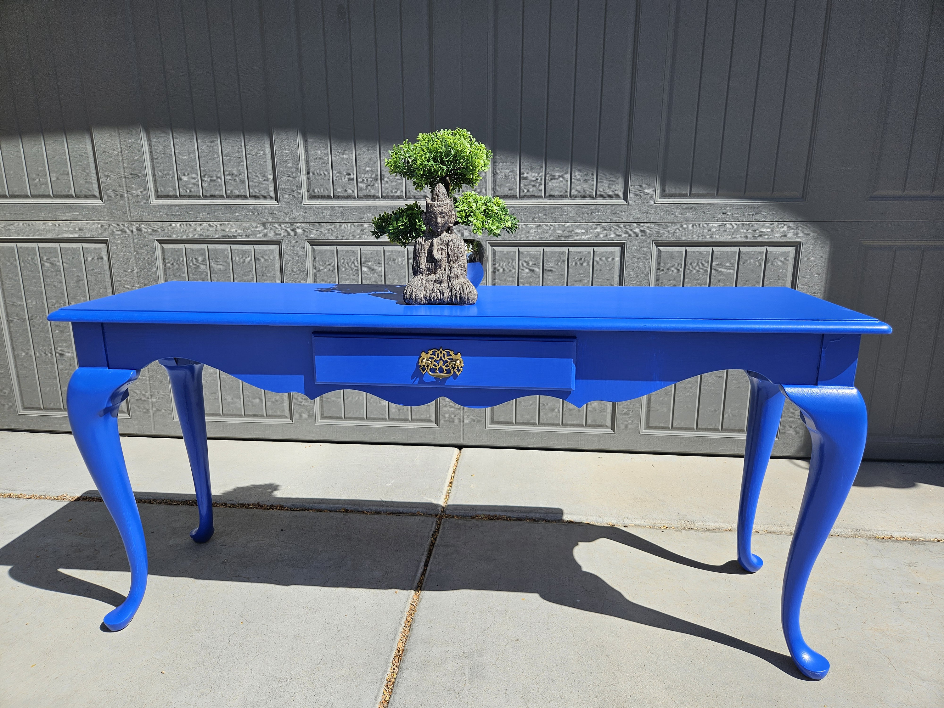 Thomasville Accent Desk With Brass Knob Drawer - Etsy