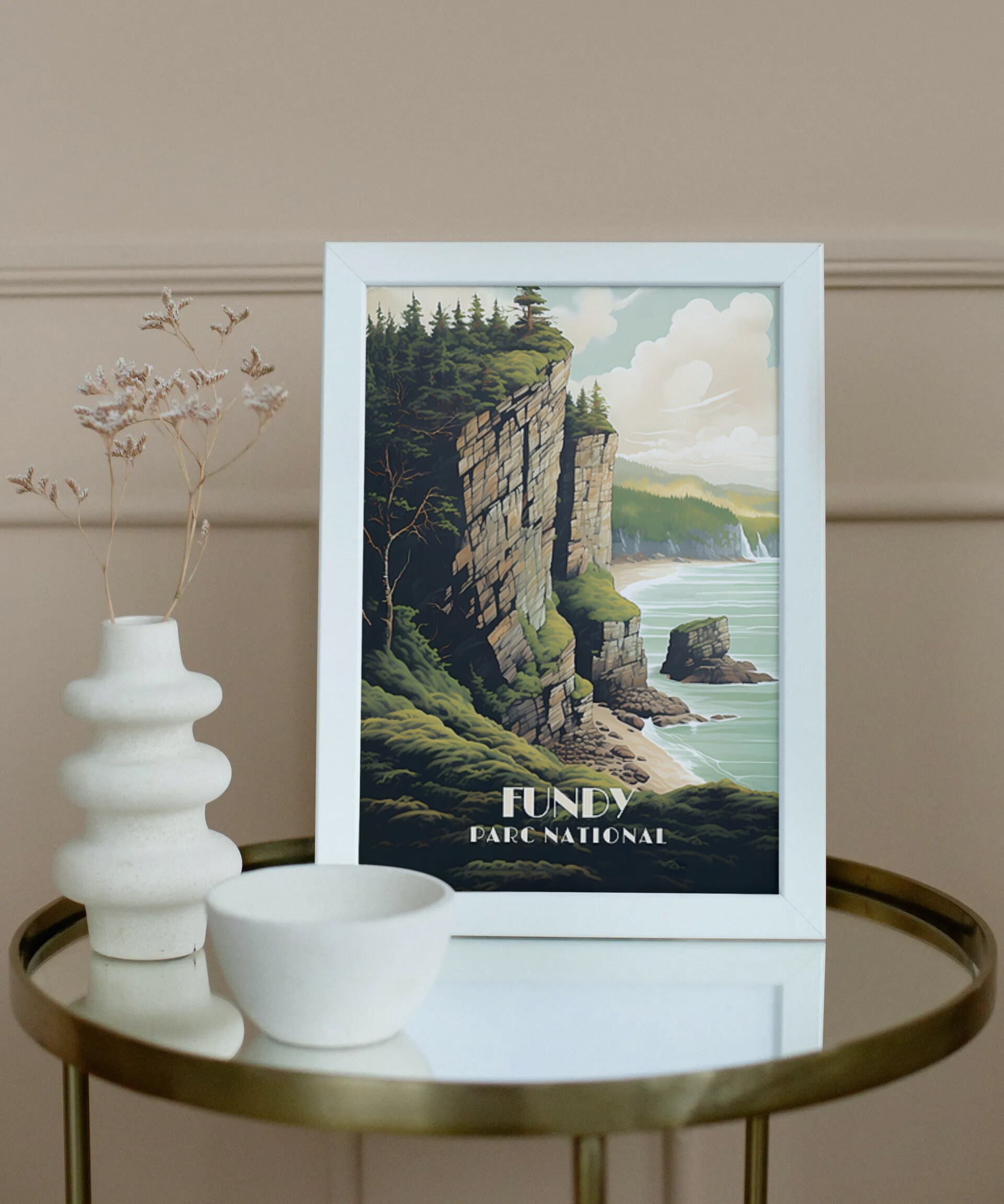 Print Fundy National Park Print New Brunswick Poster Bay of Fundy ...
