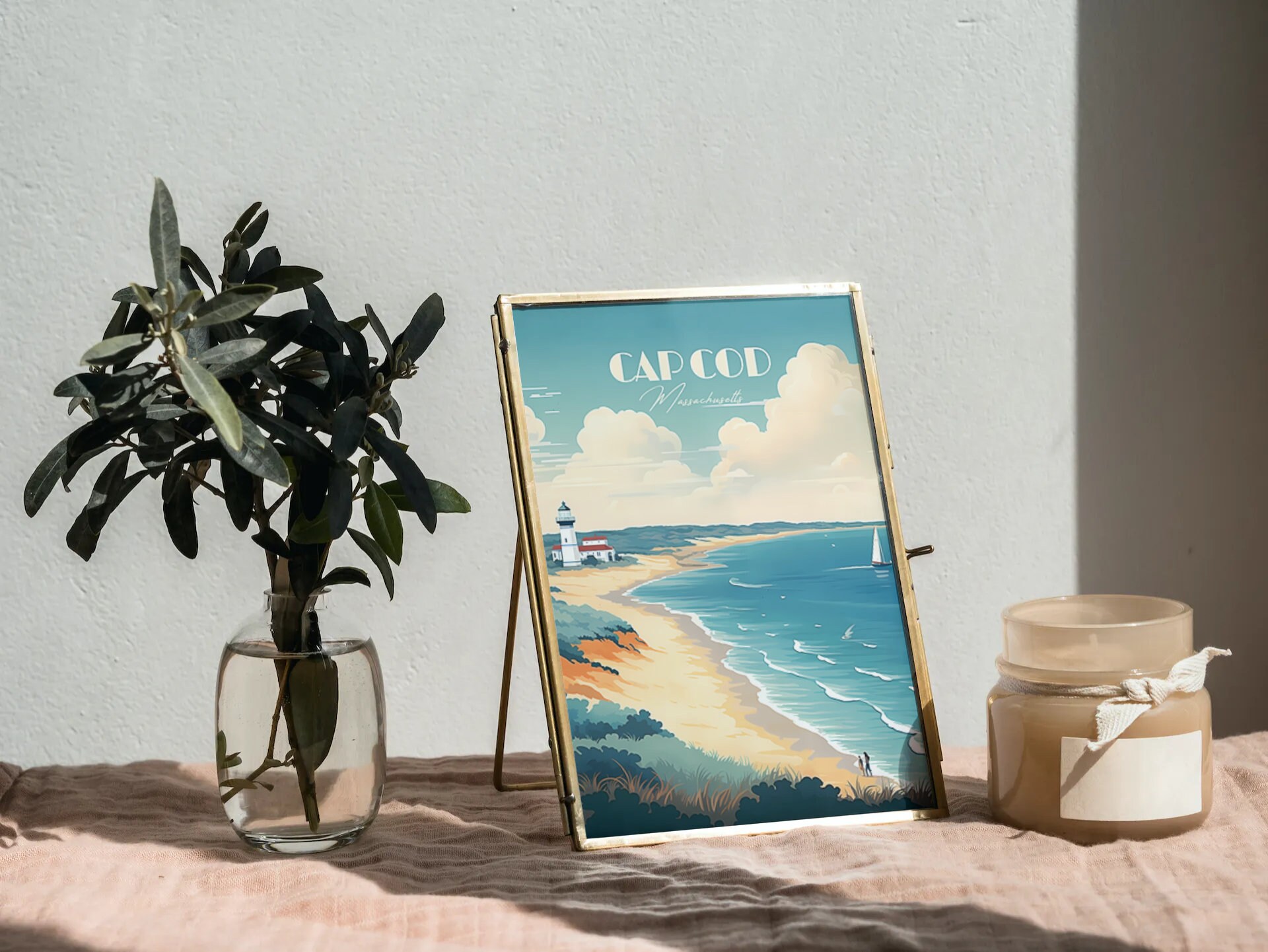 Cape Cod Poster New England Poster Massachusetts Wall Decor - Etsy
