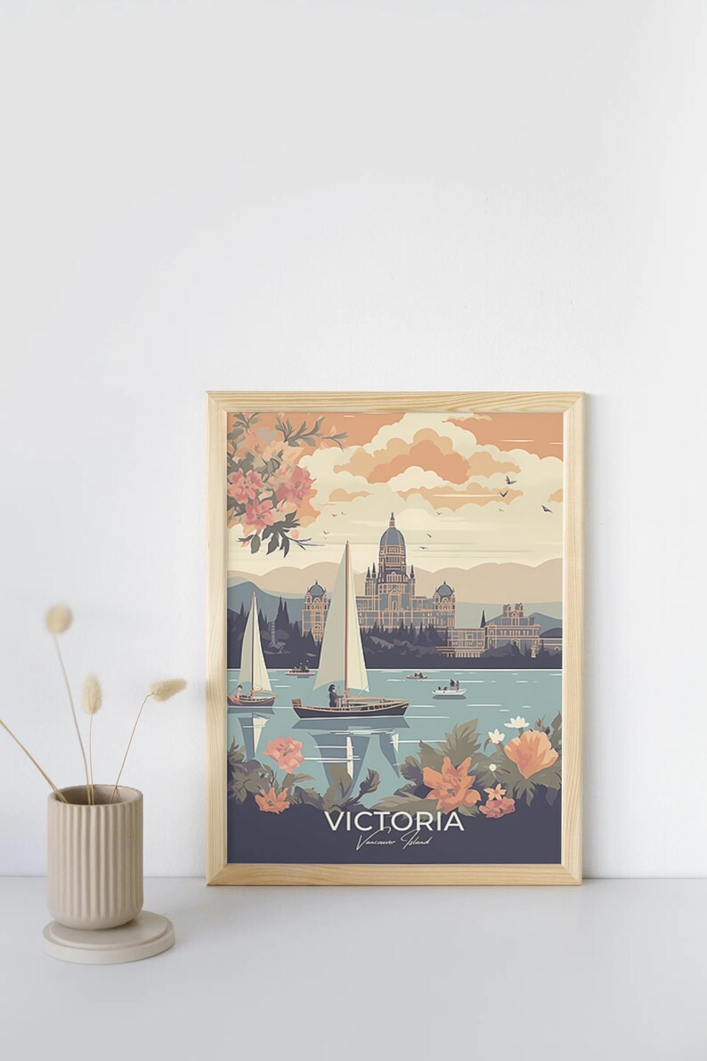 Print Victoria Parliament Poster British Columbia Poster - Etsy