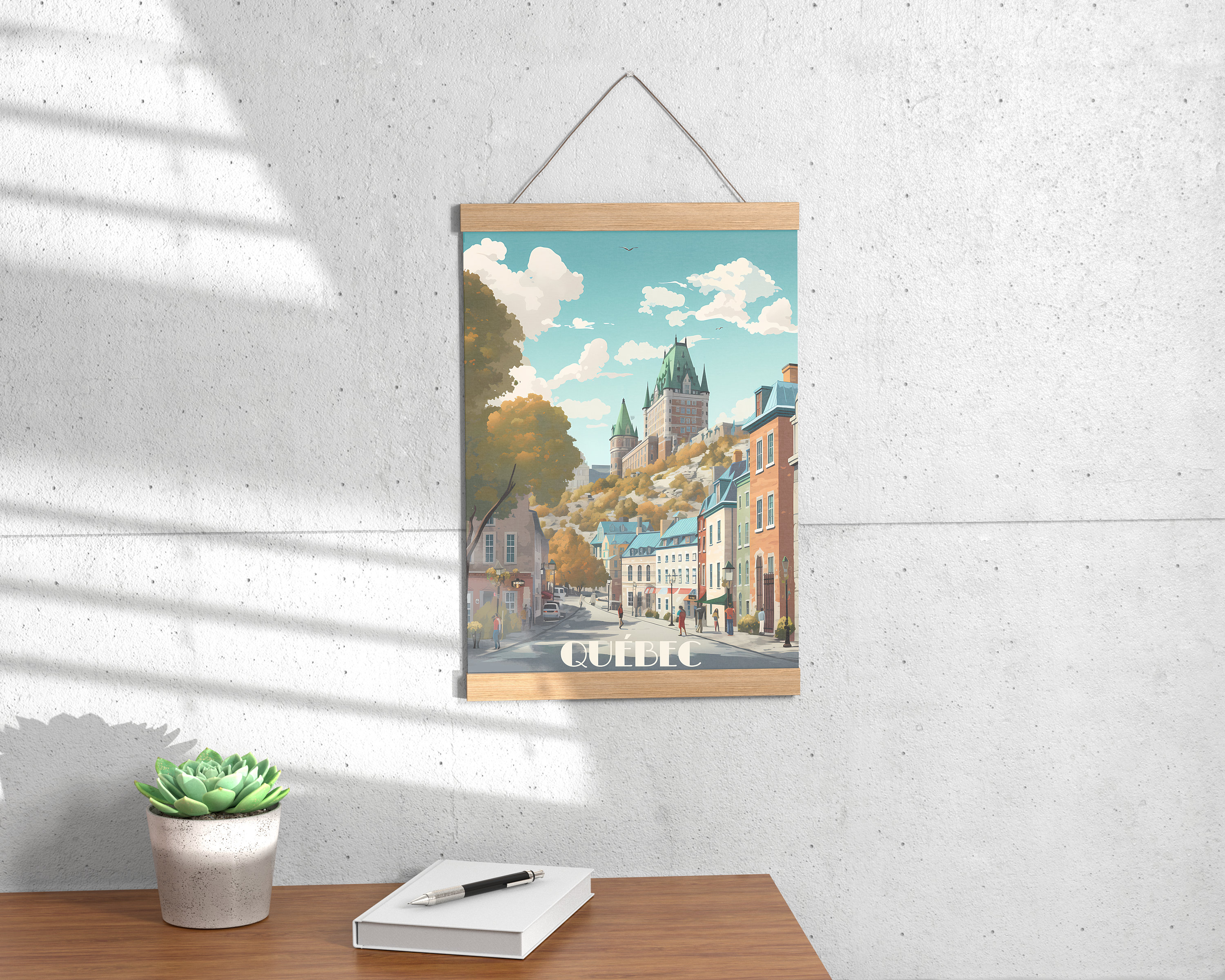 Print Old Quebec Quebec Poster Quebec Historic Walks Quebec - Etsy