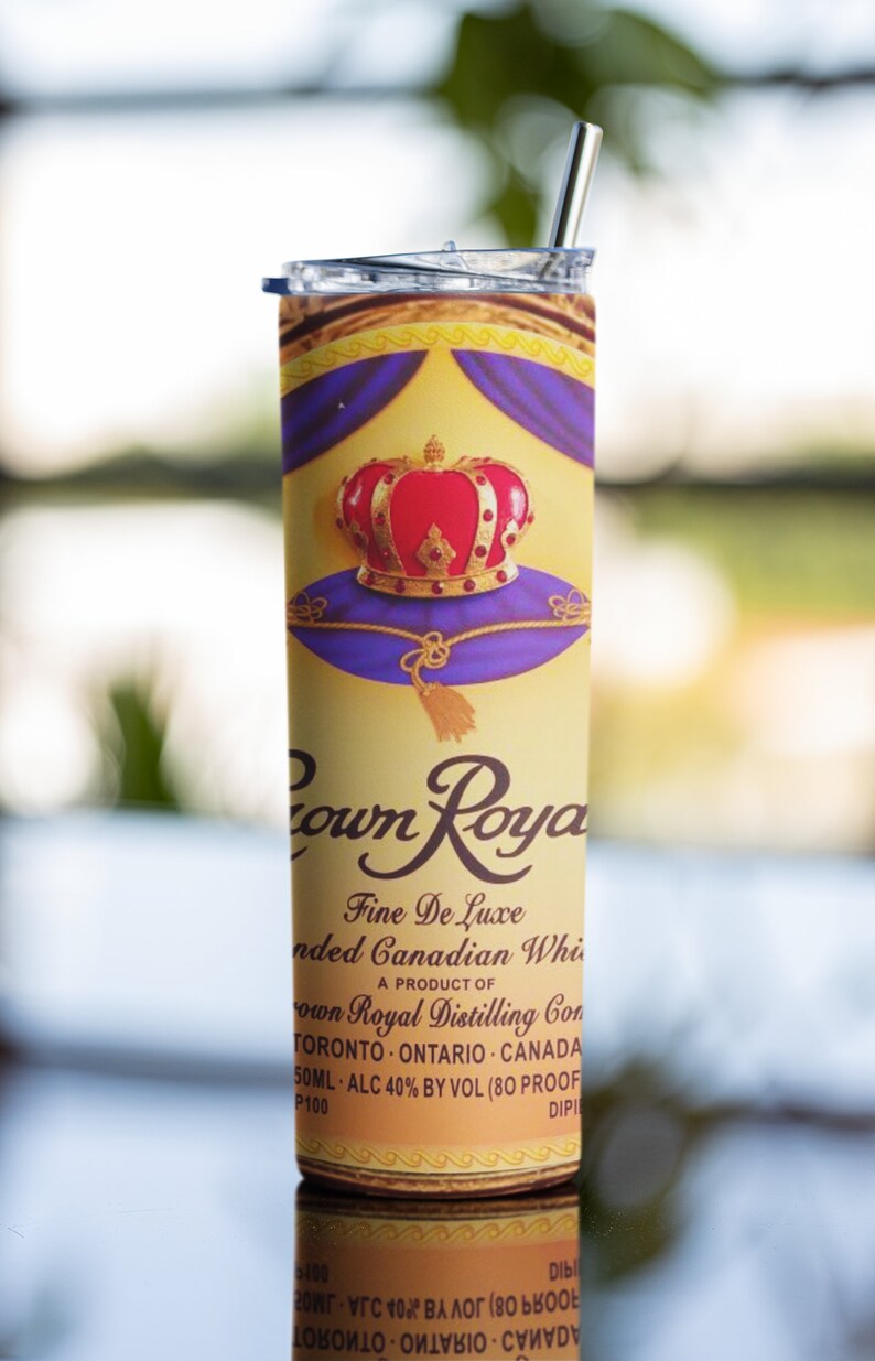 Crown Royal 20oz Straight Tapered Tumbler Wrap, Png, Instant Digital ...