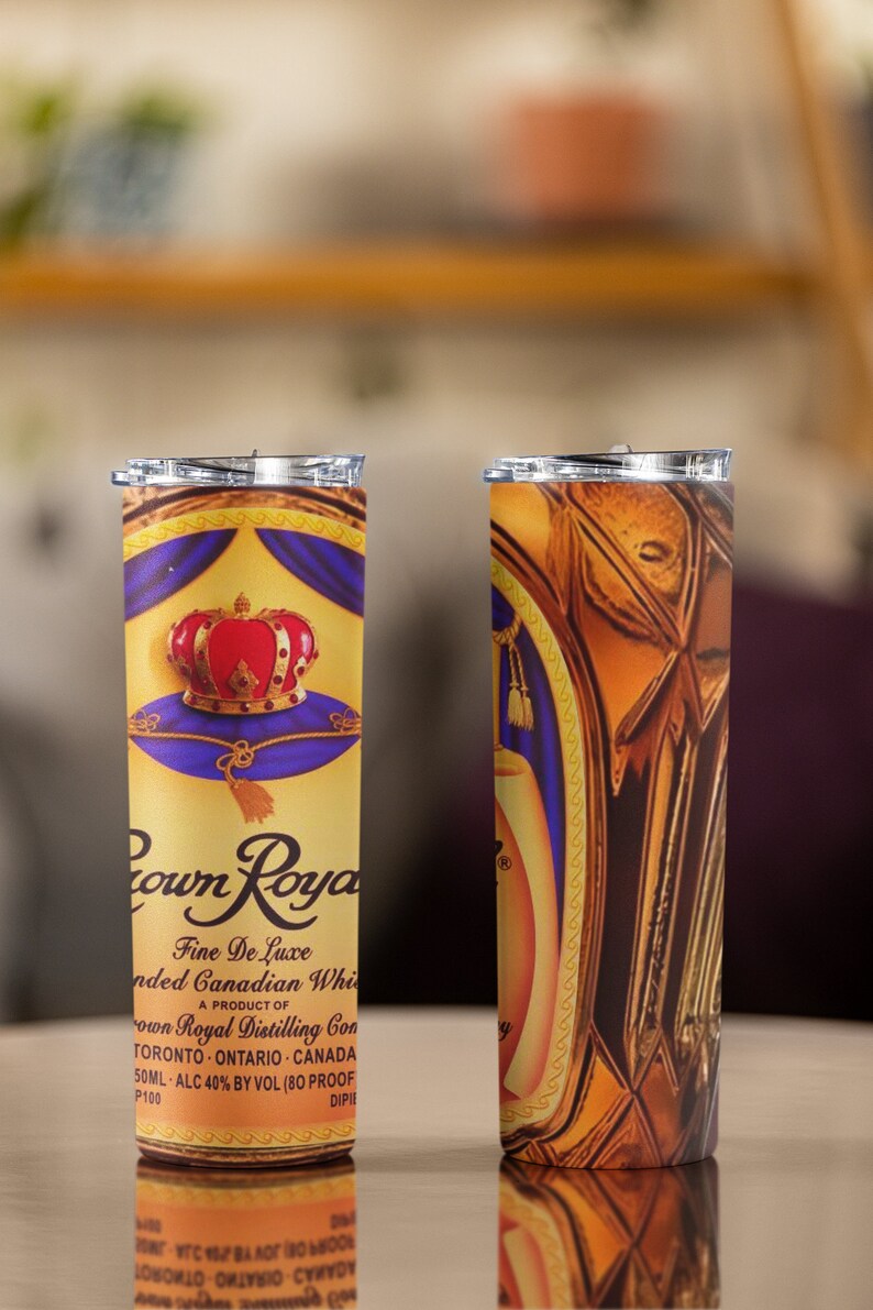 Crown Royal 20oz Straight Tapered Tumbler Wrap, Png, Instant Digital ...