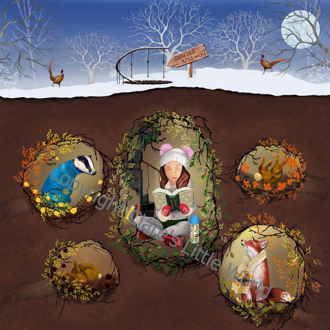 Girl Reading Underground Art Print - Etsy