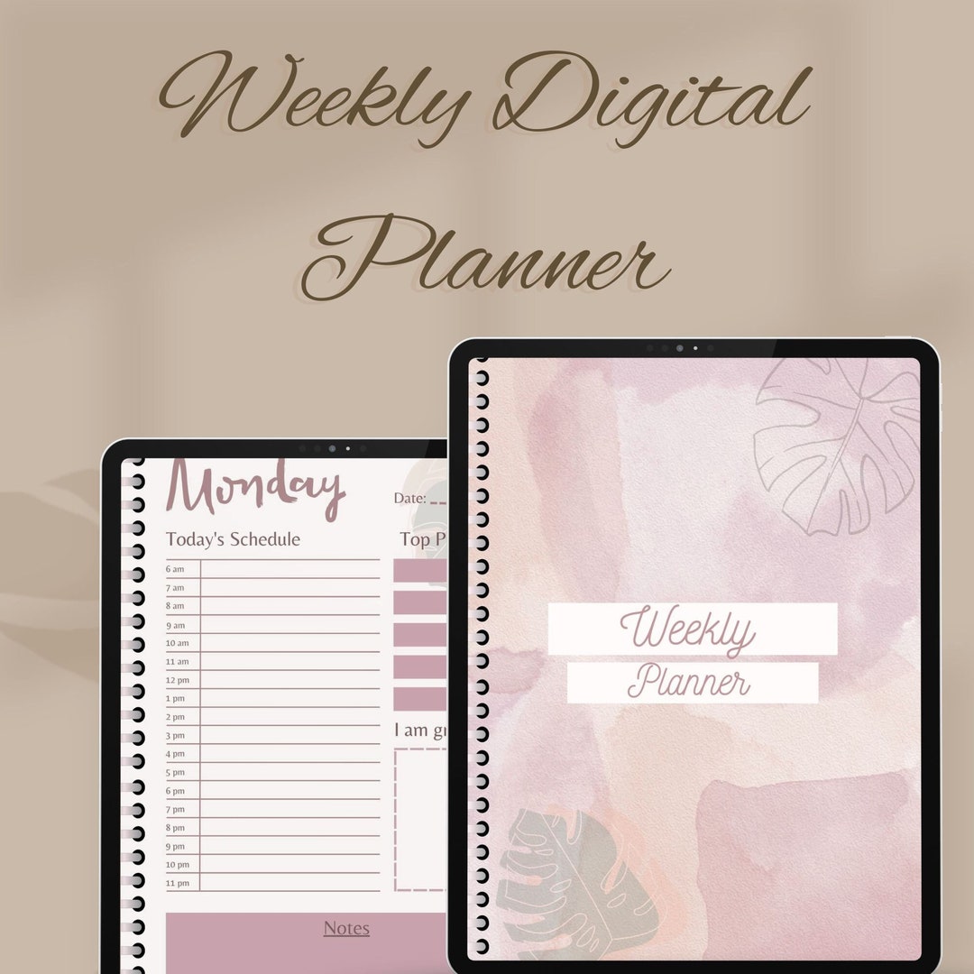 Planner Digital Planner Printable Planner Weekly Planner A4 Printable ...
