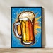 Beer Art Print | Beer Mug Poster Print | Pop Art | Retro Wall Art ...