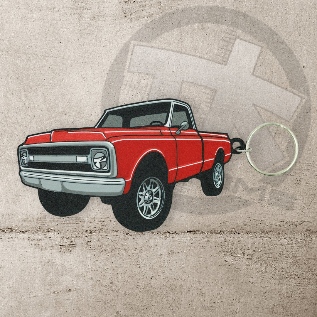 67-72 Chevy Lifted C10/K10 Keychain 3D Printed - Etsy