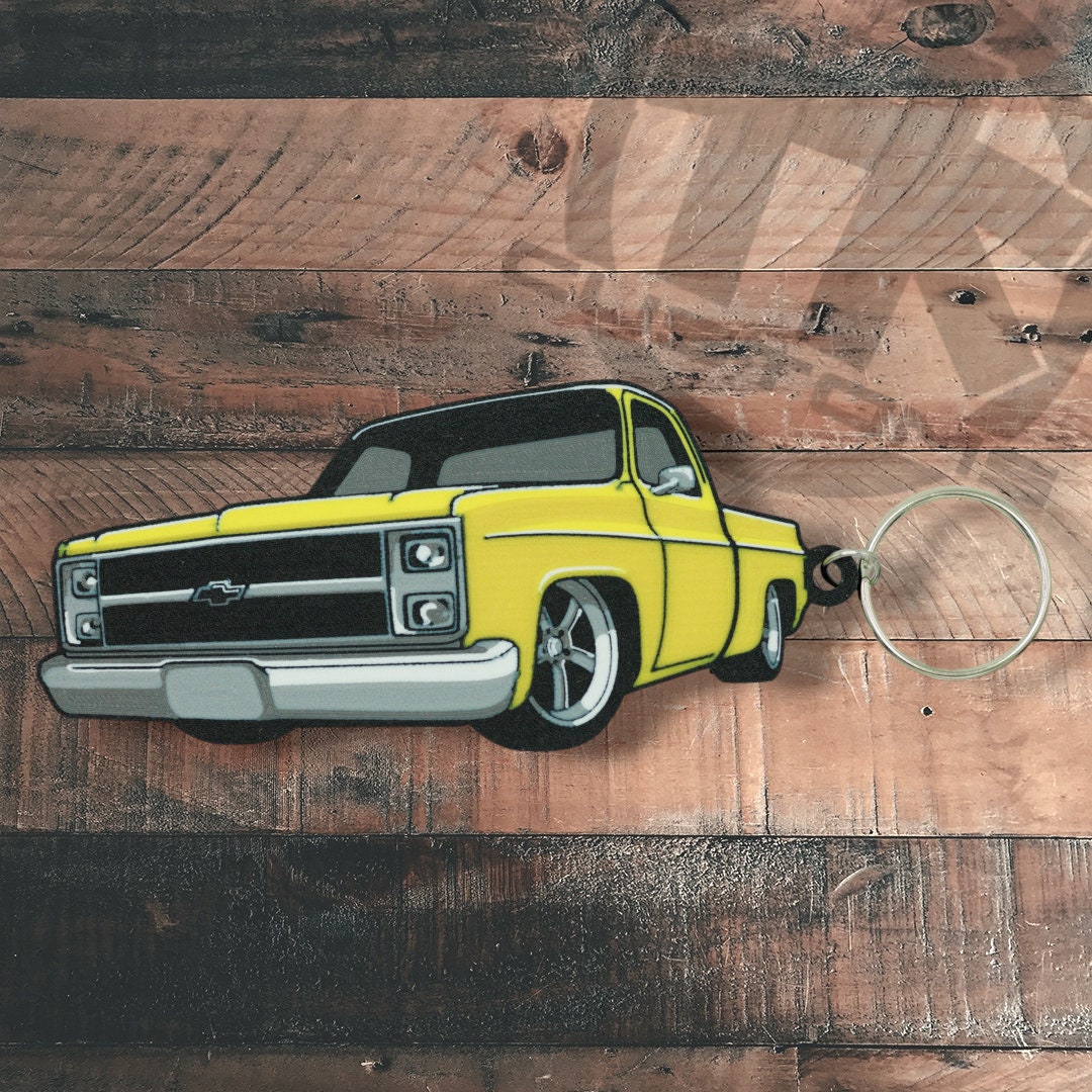 Chevy Squarebody C10 3D Printed Keychain - Etsy