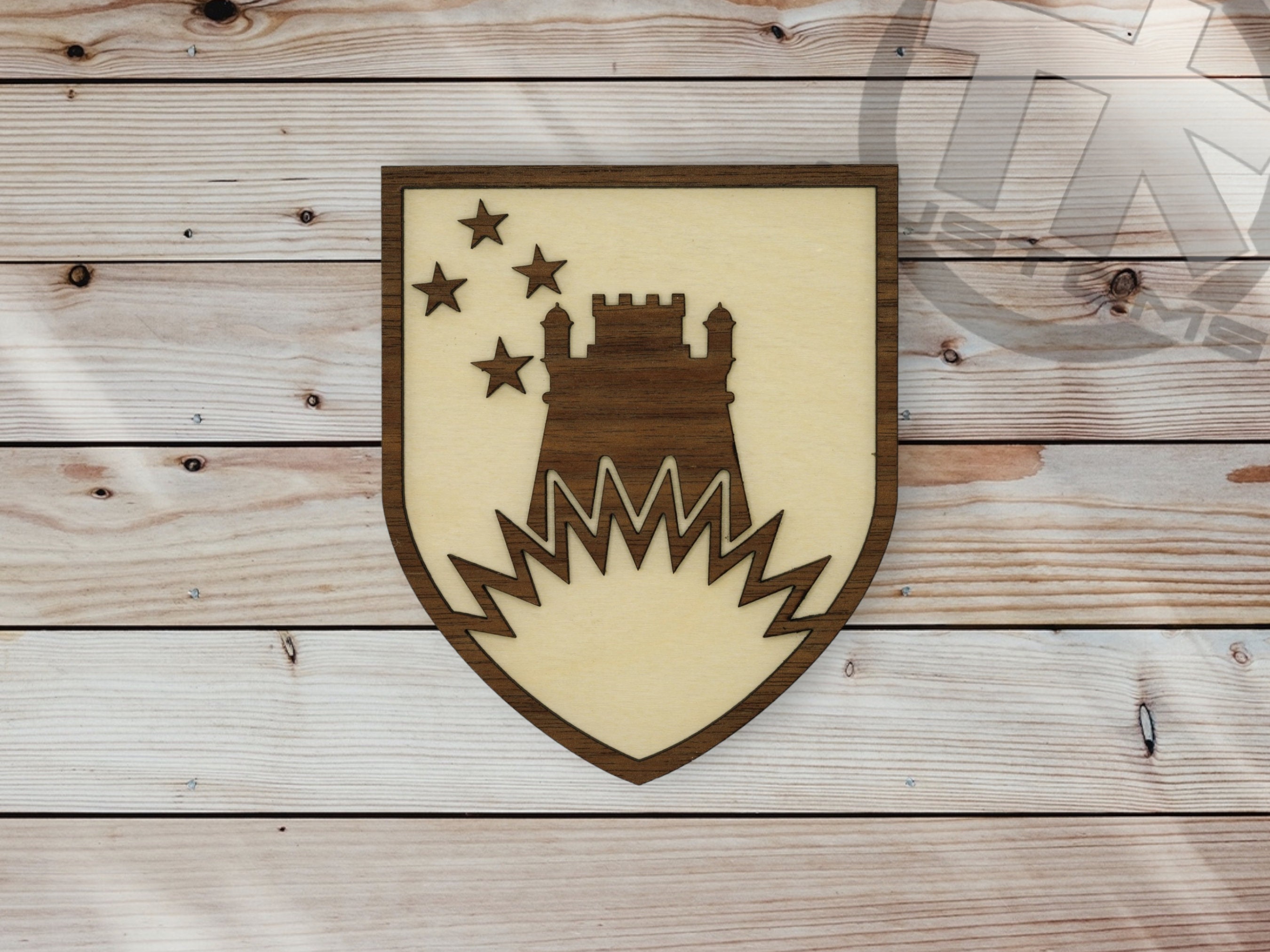 Custom Military Insignia Laser Cut Wooden Wall Hanging Decor - Etsy