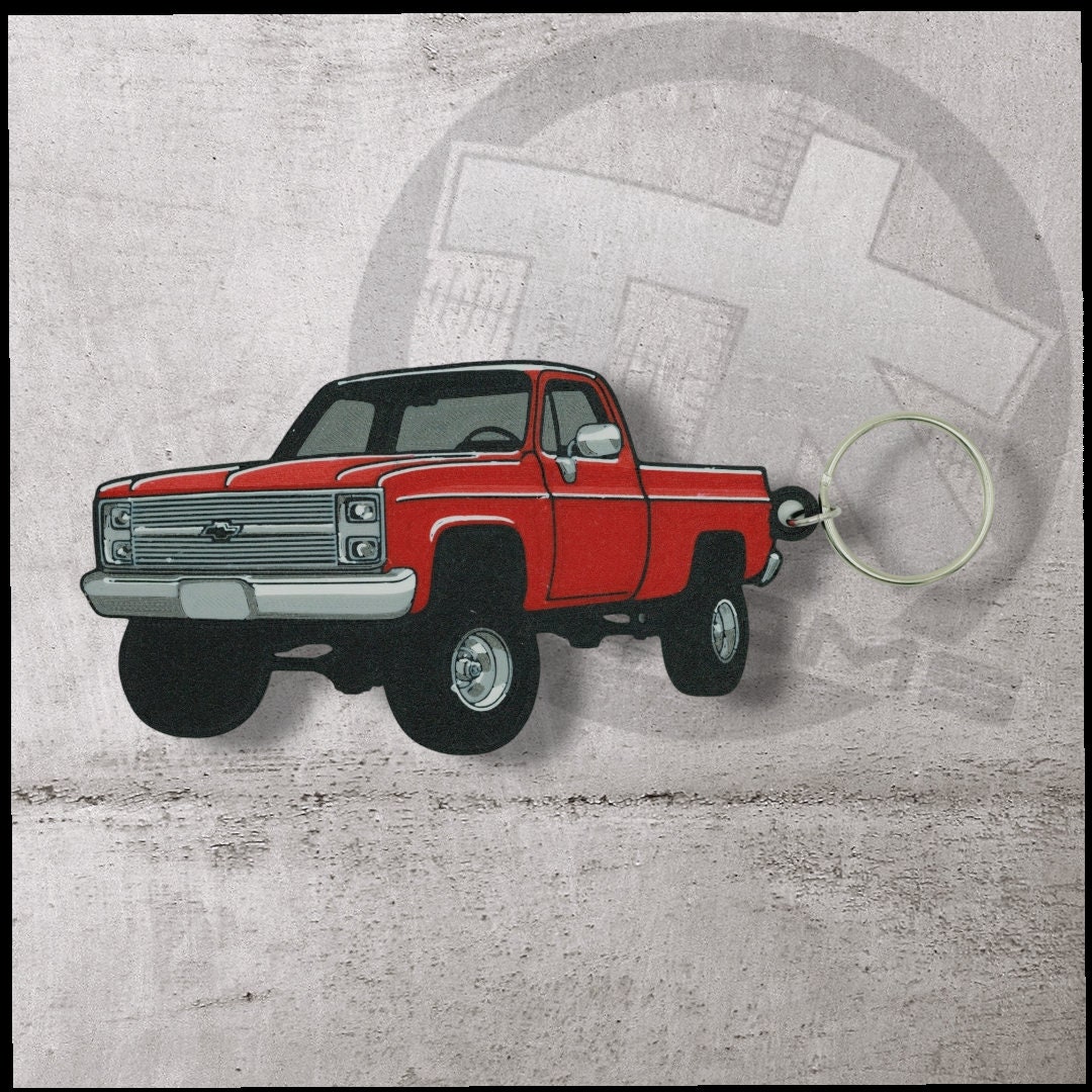 Chevy Squarebody K10 Keychain - Etsy