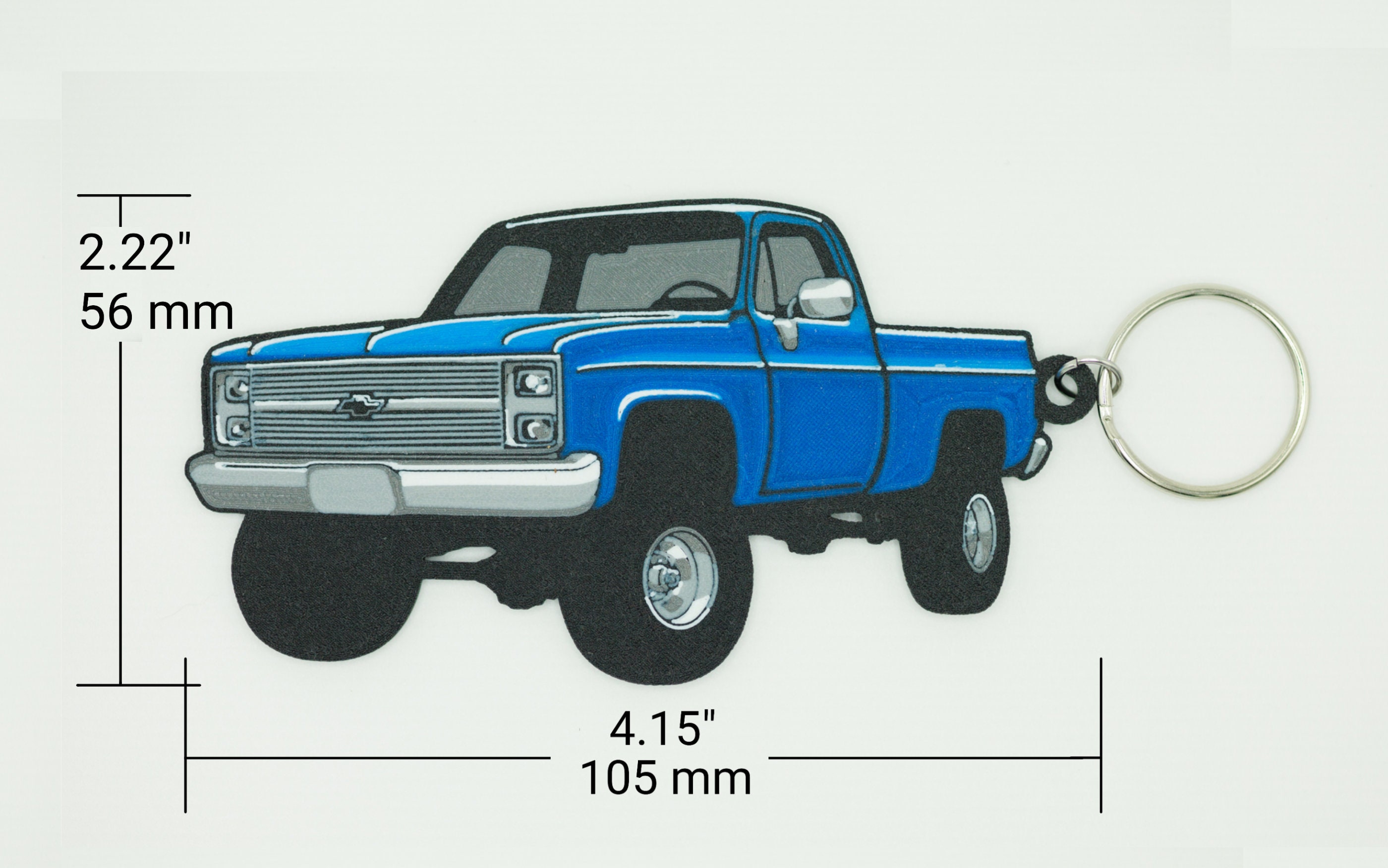 Chevy Squarebody K10 Keychain - Etsy