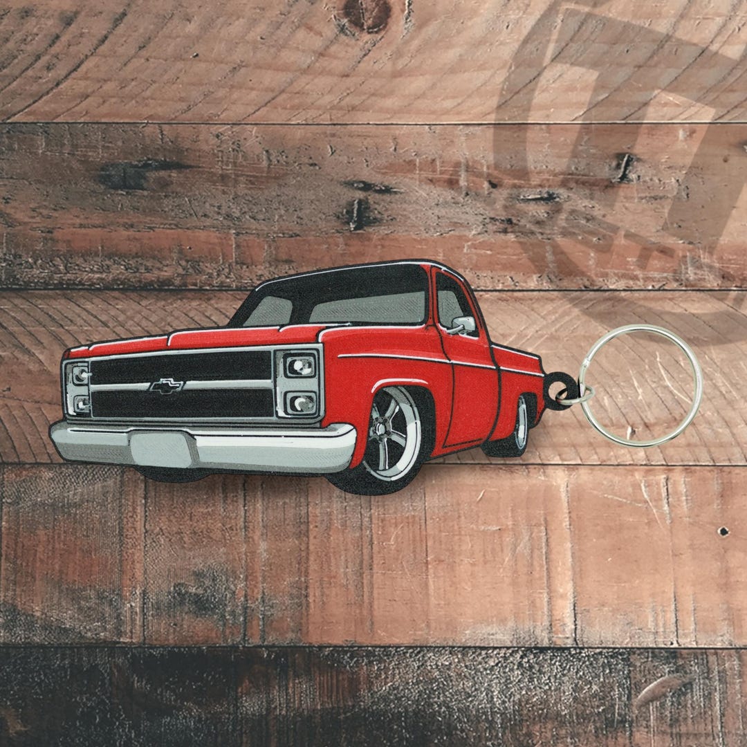 Chevy Squarebody C10 3D Printed Keychain - Etsy