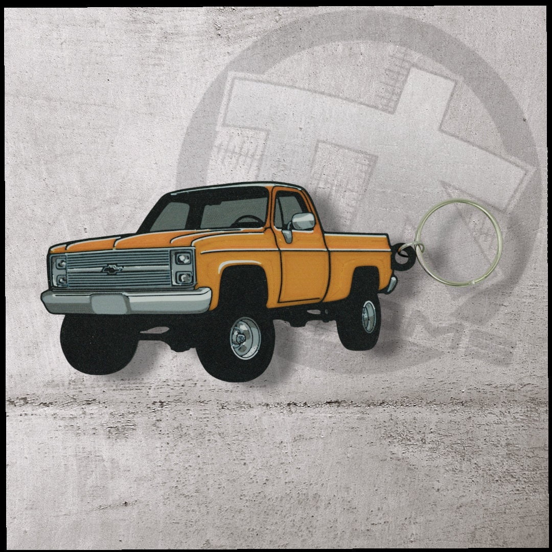 Chevy Squarebody K10 Keychain - Etsy