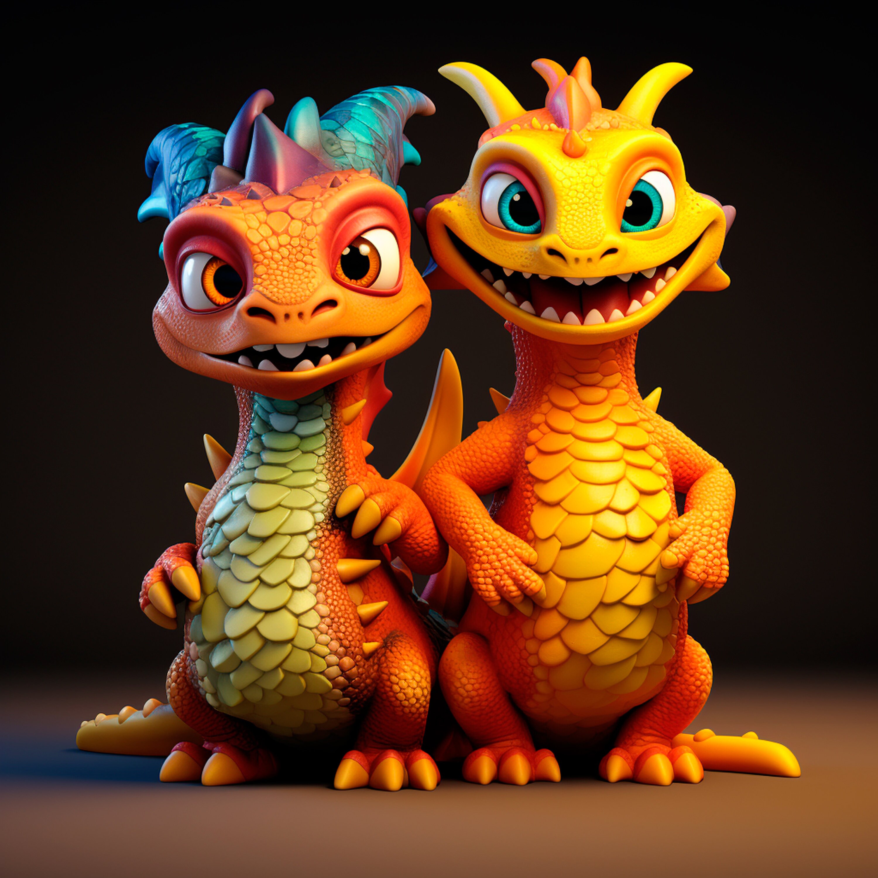Baby Dragons, Digital Pictures, Good Gift for Baby, Wall Posters, Home ...