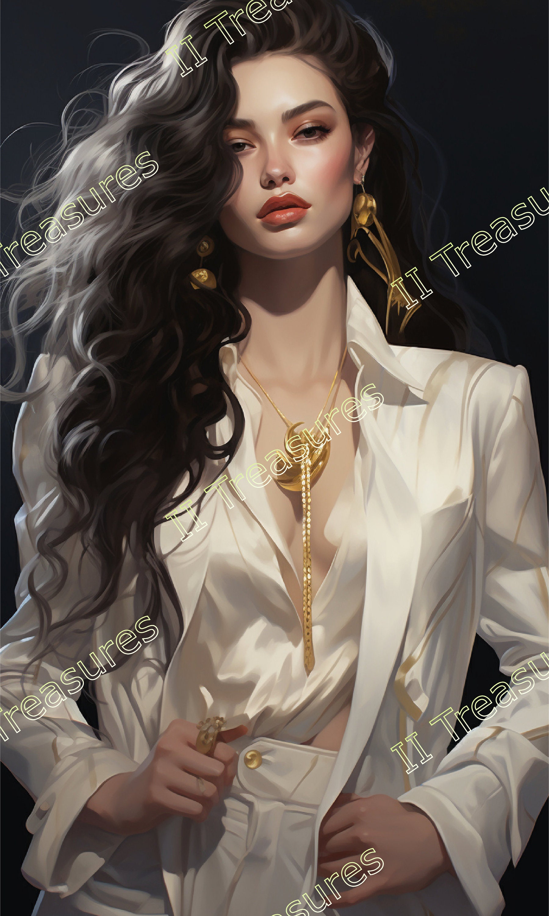 Beautiful Woman, Digital Poster, Design Elements, Decor, Home Design ...