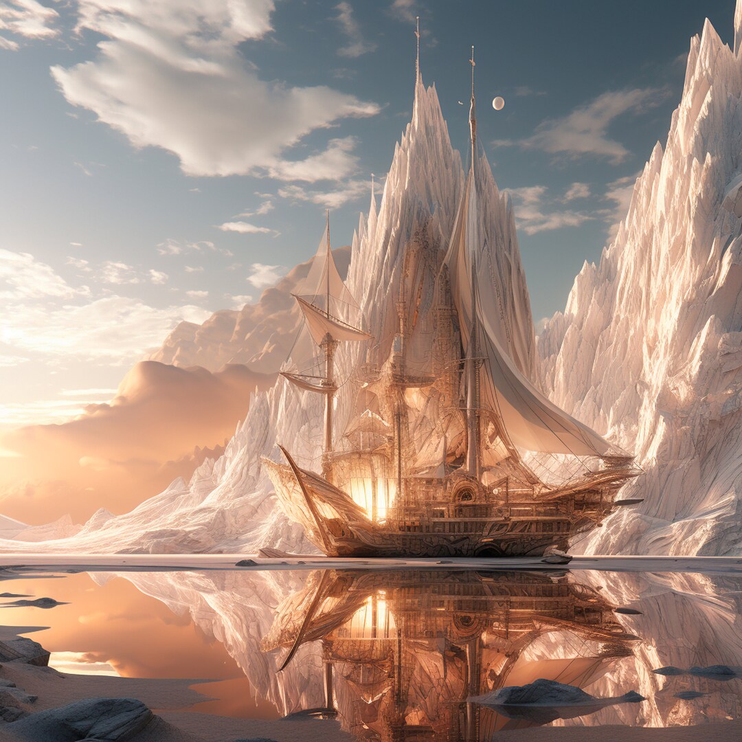 Surrealistic Landscapes Digital Clip-art Wall Posters Home - Etsy