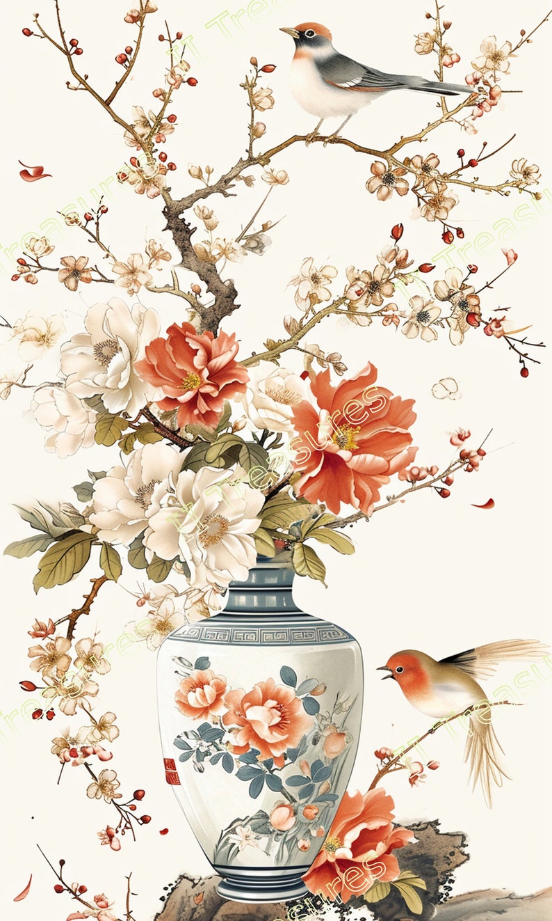 Flower Arrangement, Digital Poster, Design Elements, Decor, Home Design ...